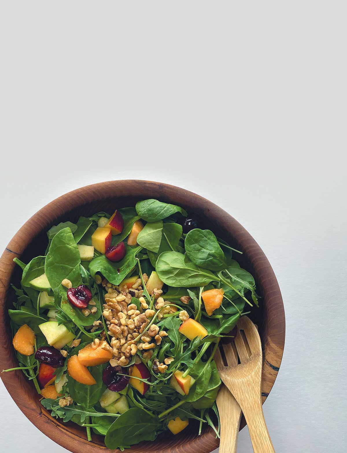 Cherry Salad with Cherry Balsamic Dressing